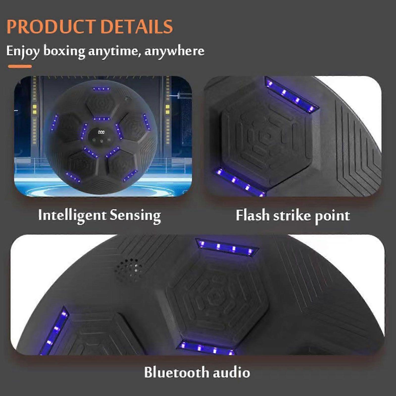 Music Boxing Machine with Led Lighting Effect Training Digital Boxing ...