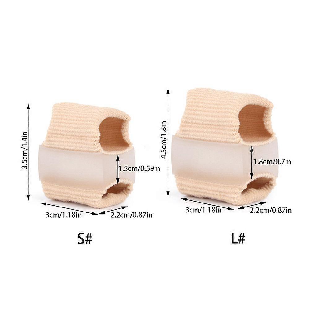 Toe Separators, Gel Toe Spacers with 2 Loops, Breathable Hammertoe ...