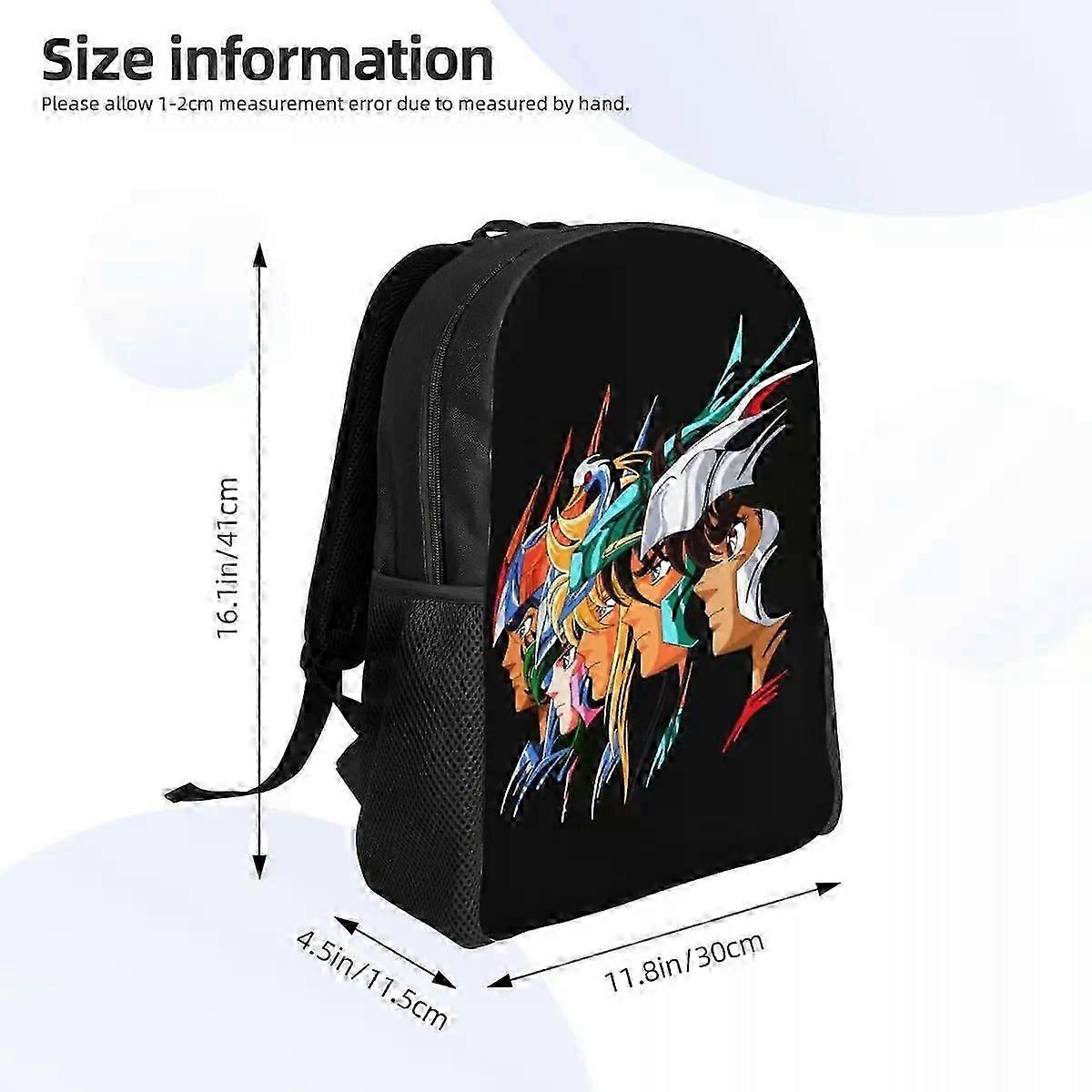 v1950 Custom Saint Seiya Knights Of The Zodiac Backpacks Women Men ...