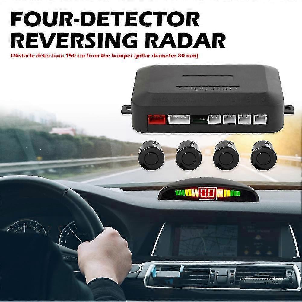Car Parktronic LED Display Auto Parking Sensor Kit Reverse Backup ...