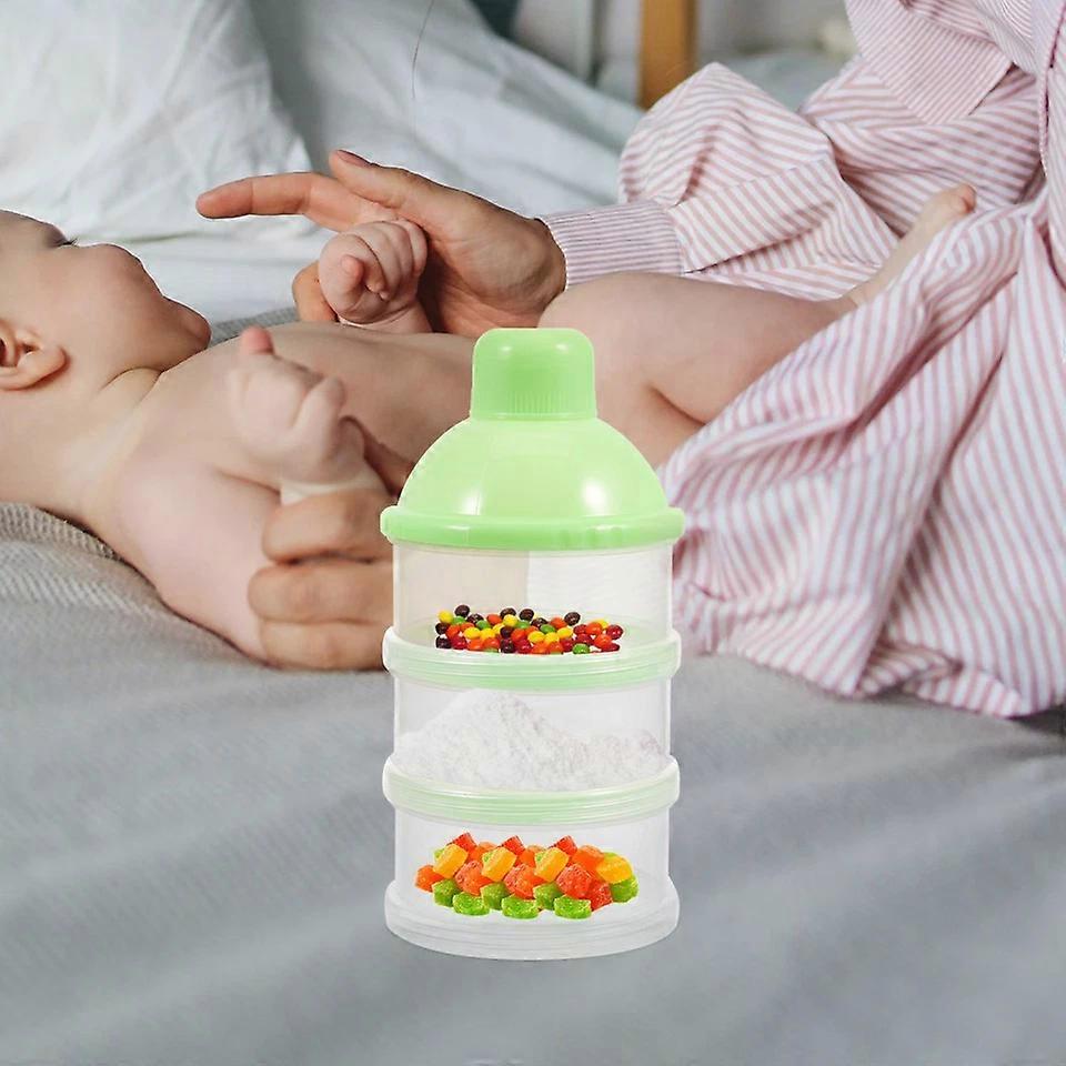 Milk Powder Storage Box, 3 Pcs Baby Travel Formula Dispenser with Fresh ...