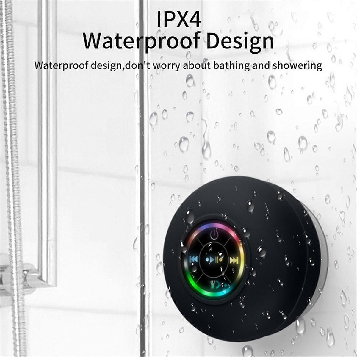 Mini Bluetooth Speaker Shower Waterproof Handsfree Loudspeaker | Fruugo UK