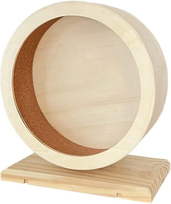 Heytea Hamster Exercise Wheel Silent Hedgehog Wheels Wooden Animal ...