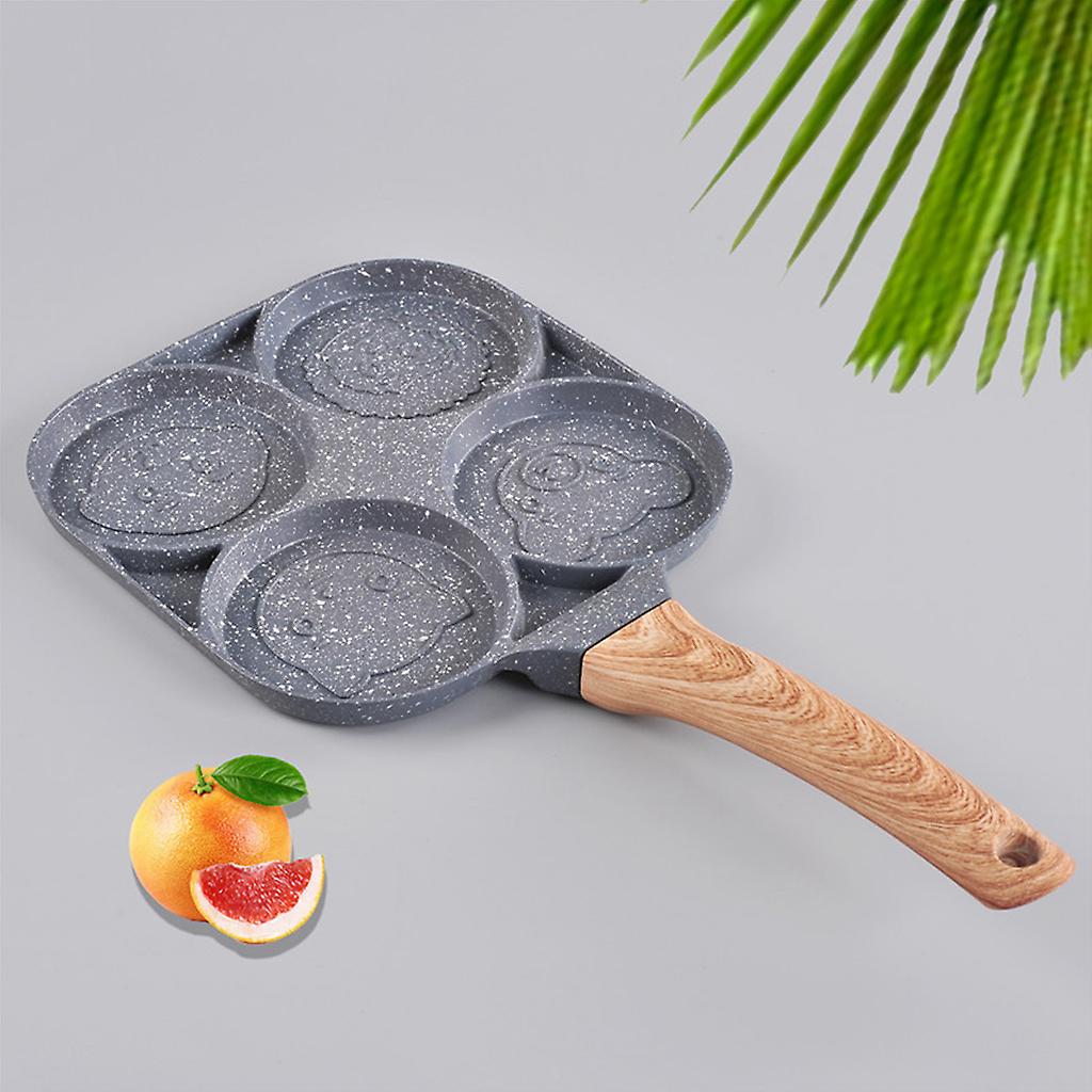 Cast Aluminum Non-stick Multi-section Frying Pan All-in-one Breakfast ...