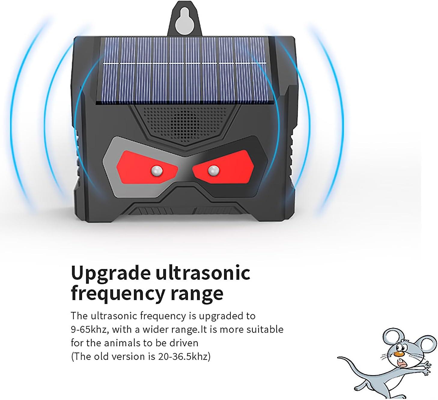 Solar Repeller, Ultrasonic Cat Repeller, Mole Repellent, Garden Snake ...