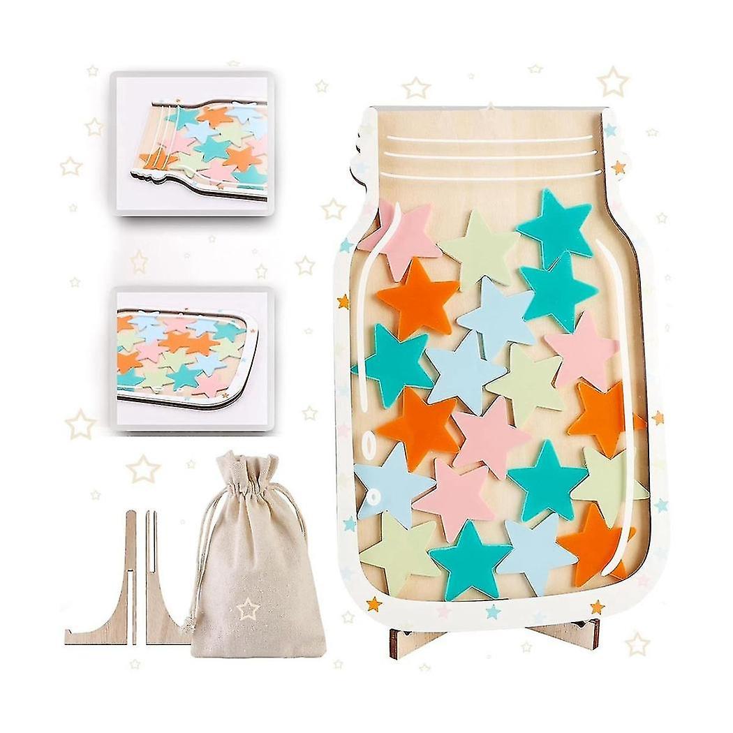 Stars Reward Jar For Kids,reward Jar For Toddlers, Star Jar Reward ...