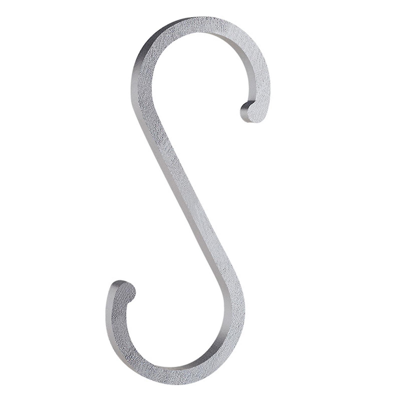 10pcs Space Aluminum S Shape Hooks Kitchen Railing Hanger Hook Clasp ...