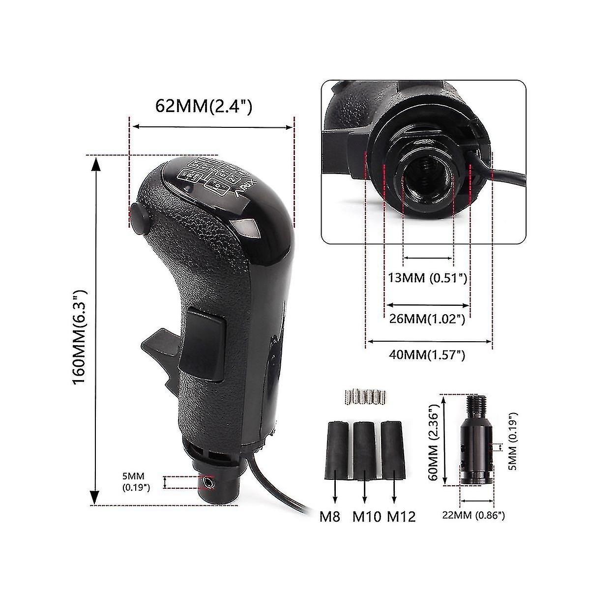 PC USB high and low range emulator shift knob for G29 G27 G25 Th8a USB ...