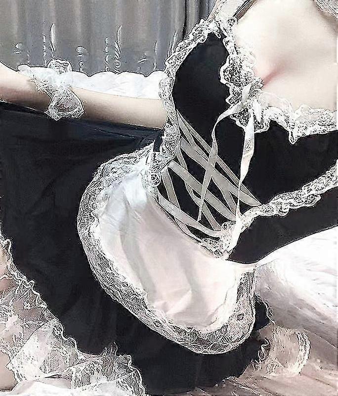 Sexy Maid Costume For Women Anime Cosplay Outfits Apron Lace Lingerie