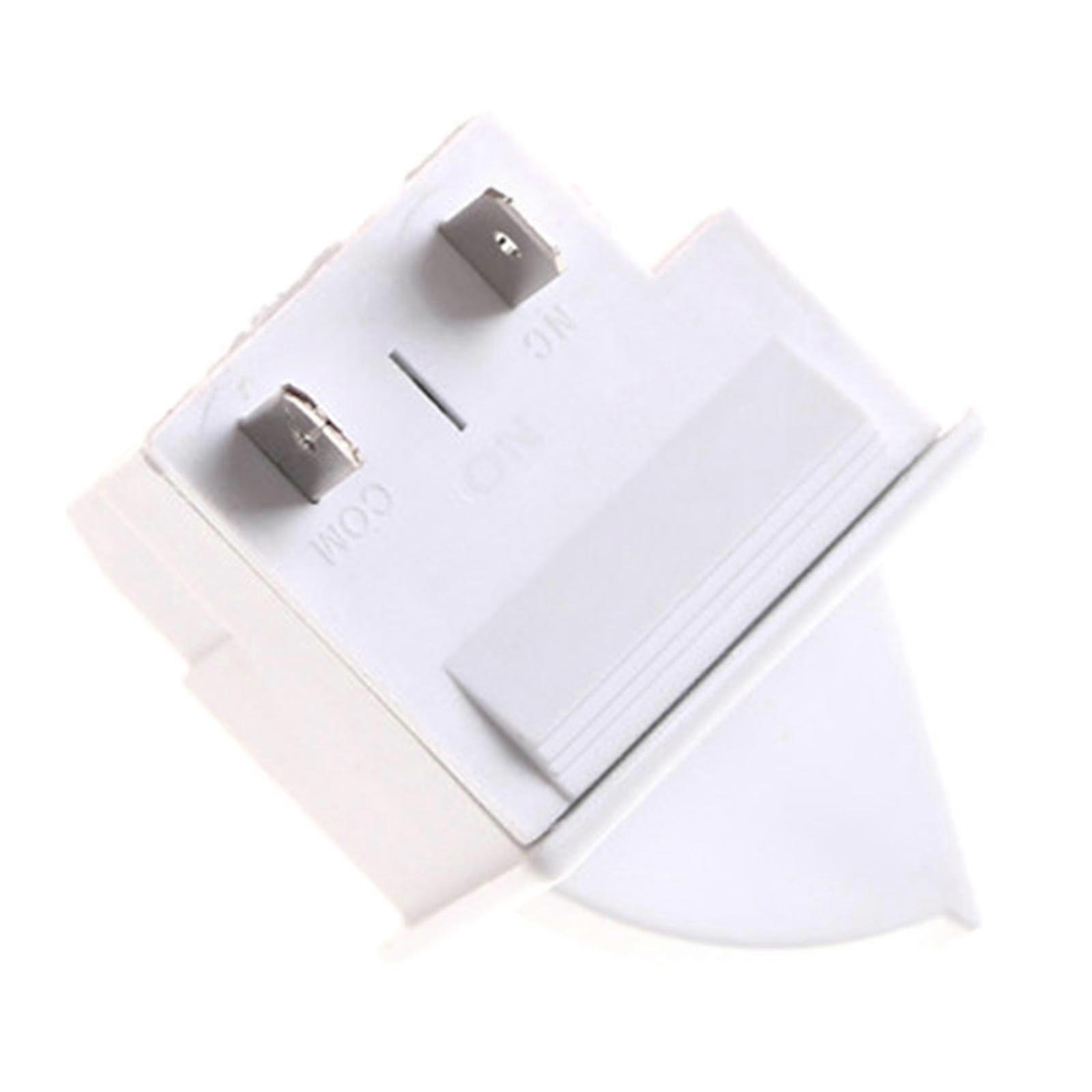 Durable Fridge Door Light Switch Replacement 5a 250v White Plastic 2pin ...