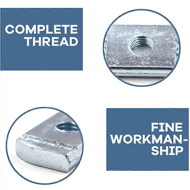 5pcs M8 Slot Channel Nut Suits T Nut Hammer Head Sliding Carbon Steel T ...