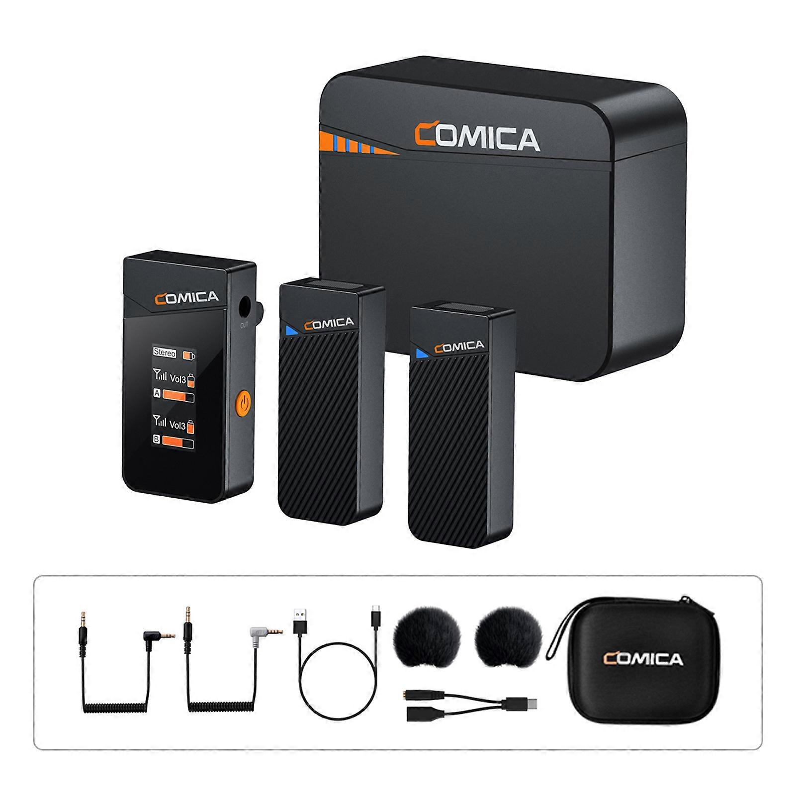 COMICA Vimo C3 Wireless Microphone System with 1 Receiver & 2 ...