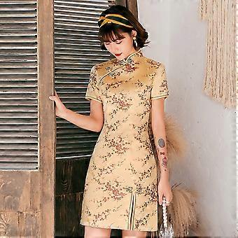 qipao gold dress | Dresses Images 2025 | Page 3