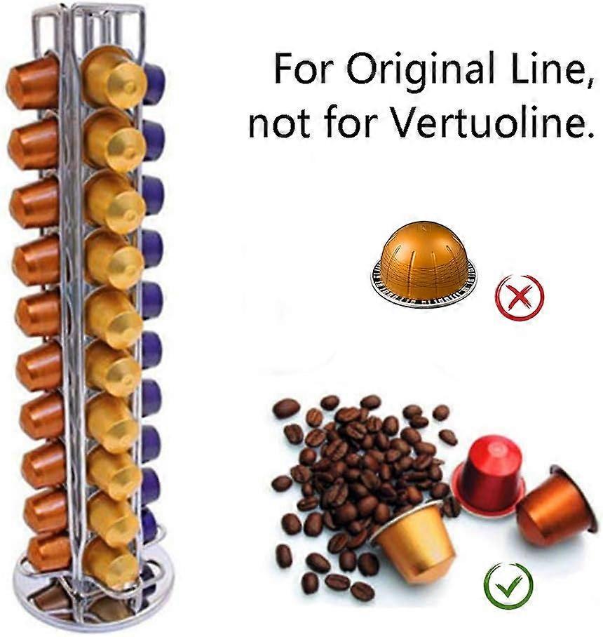 Nespresso capsule holder (40 pieces) Rotating capsule holder for ...