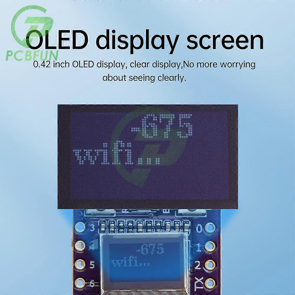 Esp32-c3 Oled Ceramic Antenna Esp32 Supermini Development Board Wifi ...
