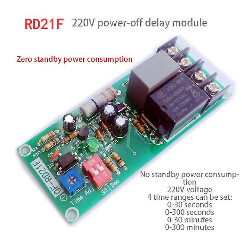 AC100V-220V Adjustable Timer Control Relay Module Turn Off Delay Switch ...