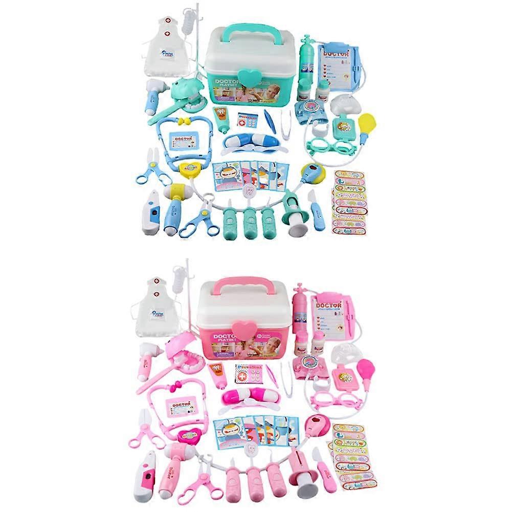 44PCS/Set Doctor Set Toys Kids Doctor Set Toys Pretend Doctor Kit ...