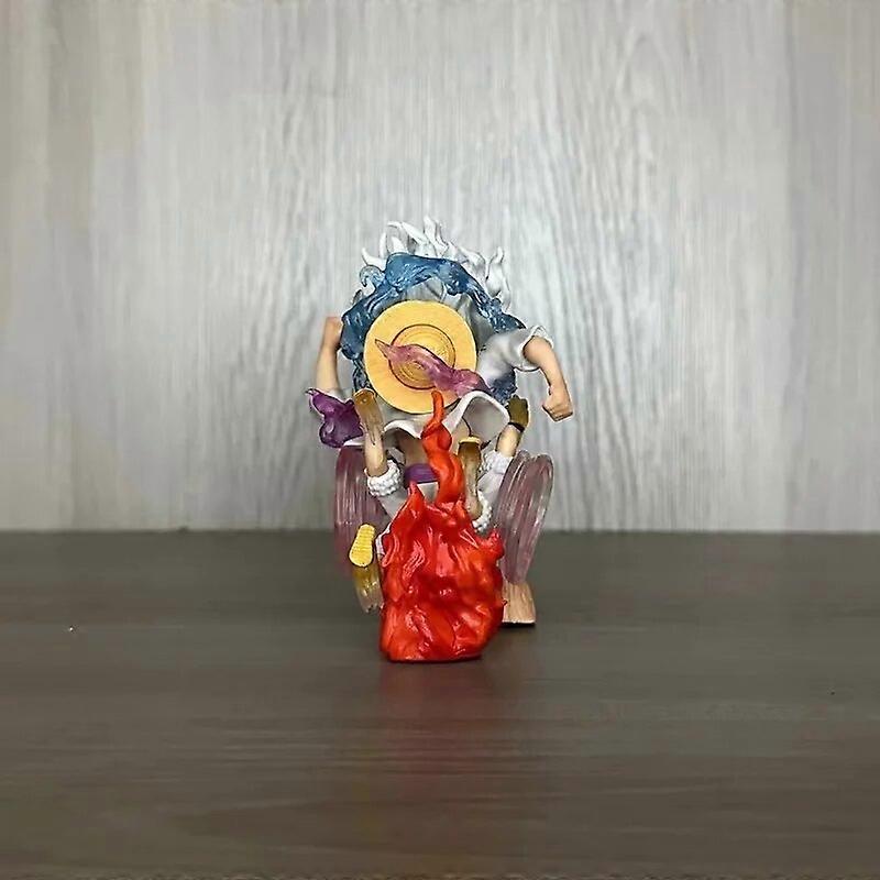 15cm Anime One Piece Figure Luffy Gear 5 Figures Sun God Nika Luffy ...