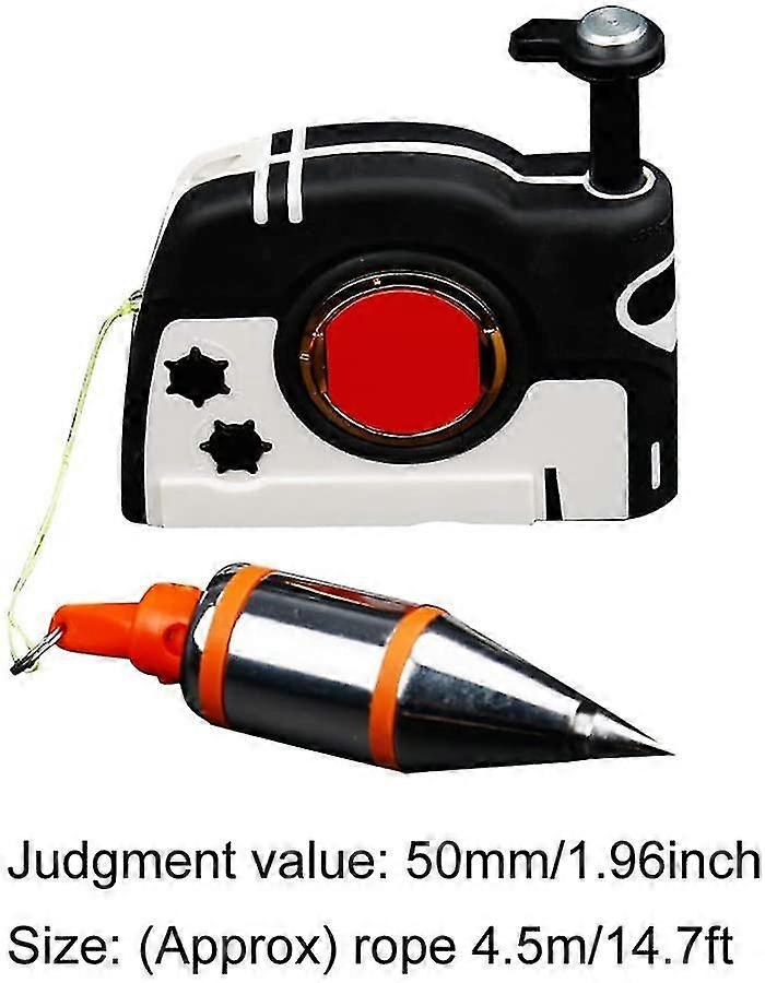 Plumb Bob,magnetic Plumb Bob With 14.7ft String,plumb Bob Line Reel ...