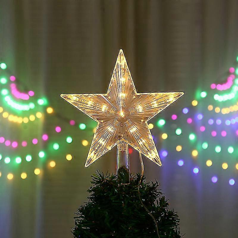 Christmas Tree Top With 10 Leds With Power Plug - Illuminated Christmas ...
