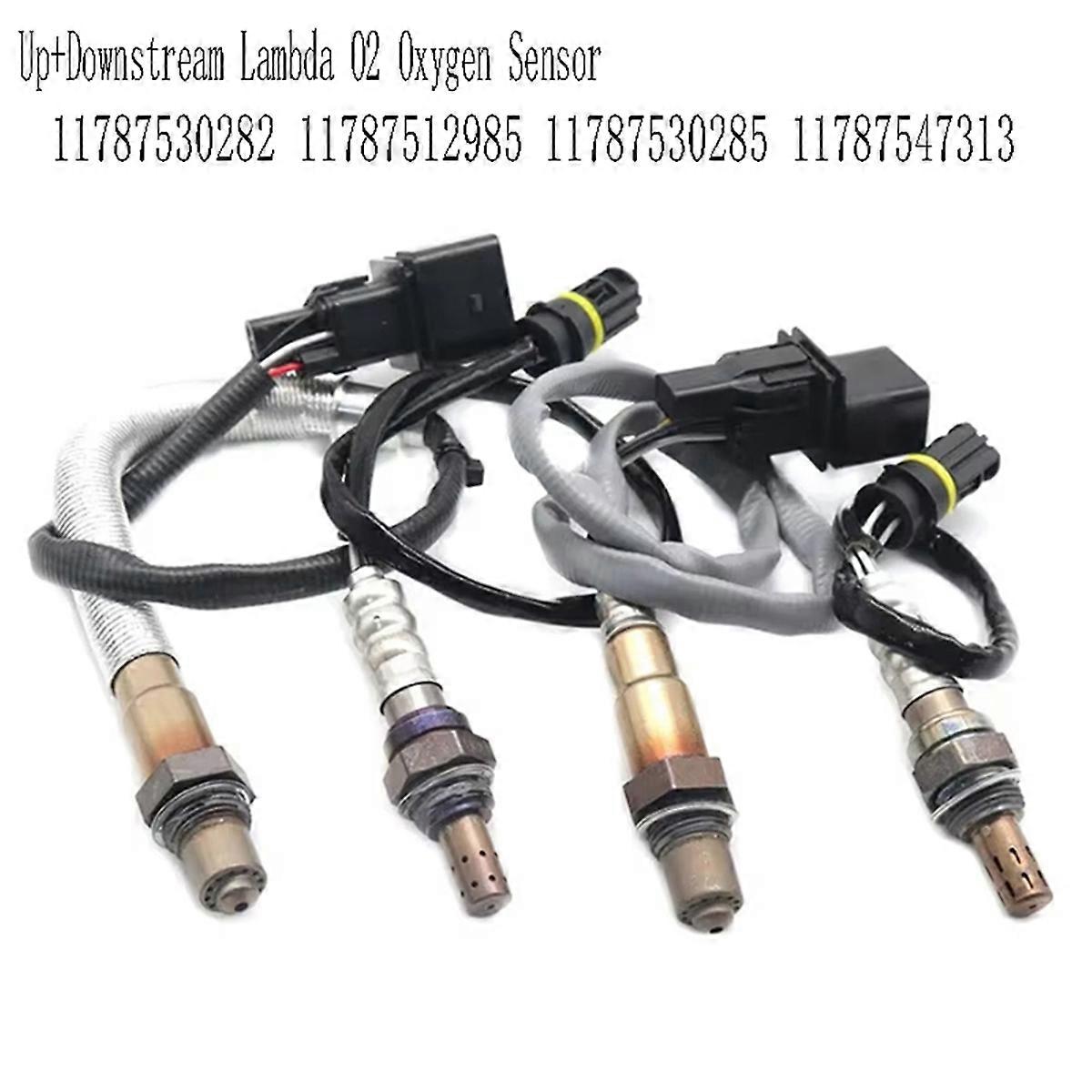 4Pcs Up+Downstream O2 Oxygen Sensor for E87 120i E90 320i E91 11787530282 11787512985 ...