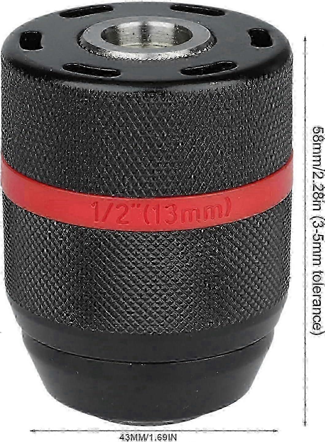 Milwaukee Drill Chuck Replacement Drill Chuck Keyless Hand Drill Chuck 1 2-20Unf Mount 2~13Mm ...