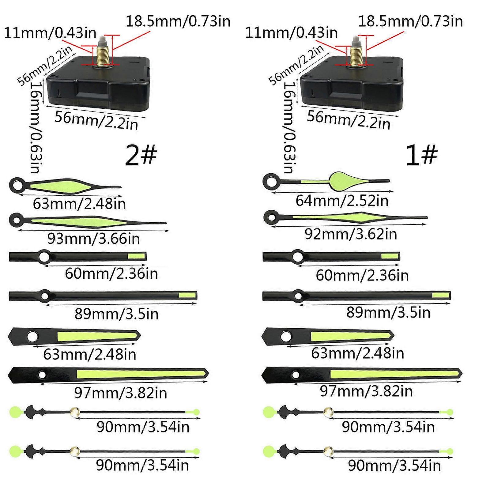 Clock Mechanism Part Quartz Clock Movement Kit Quartz Clock Movement ...