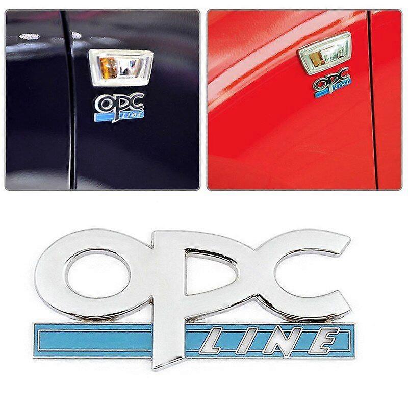 Car stickers OPC LINE 3D silver Metal Car Word letter metal Sticker ...