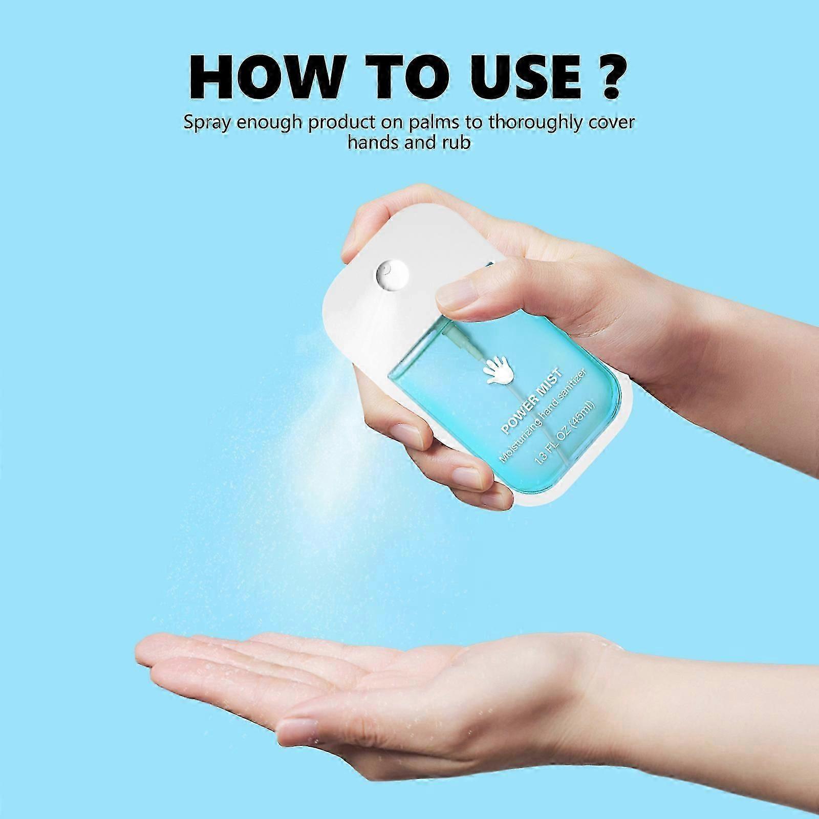Mist Hand Sanitizer Spray, Portable Hand Sanitizer, Travel Size Hand ...
