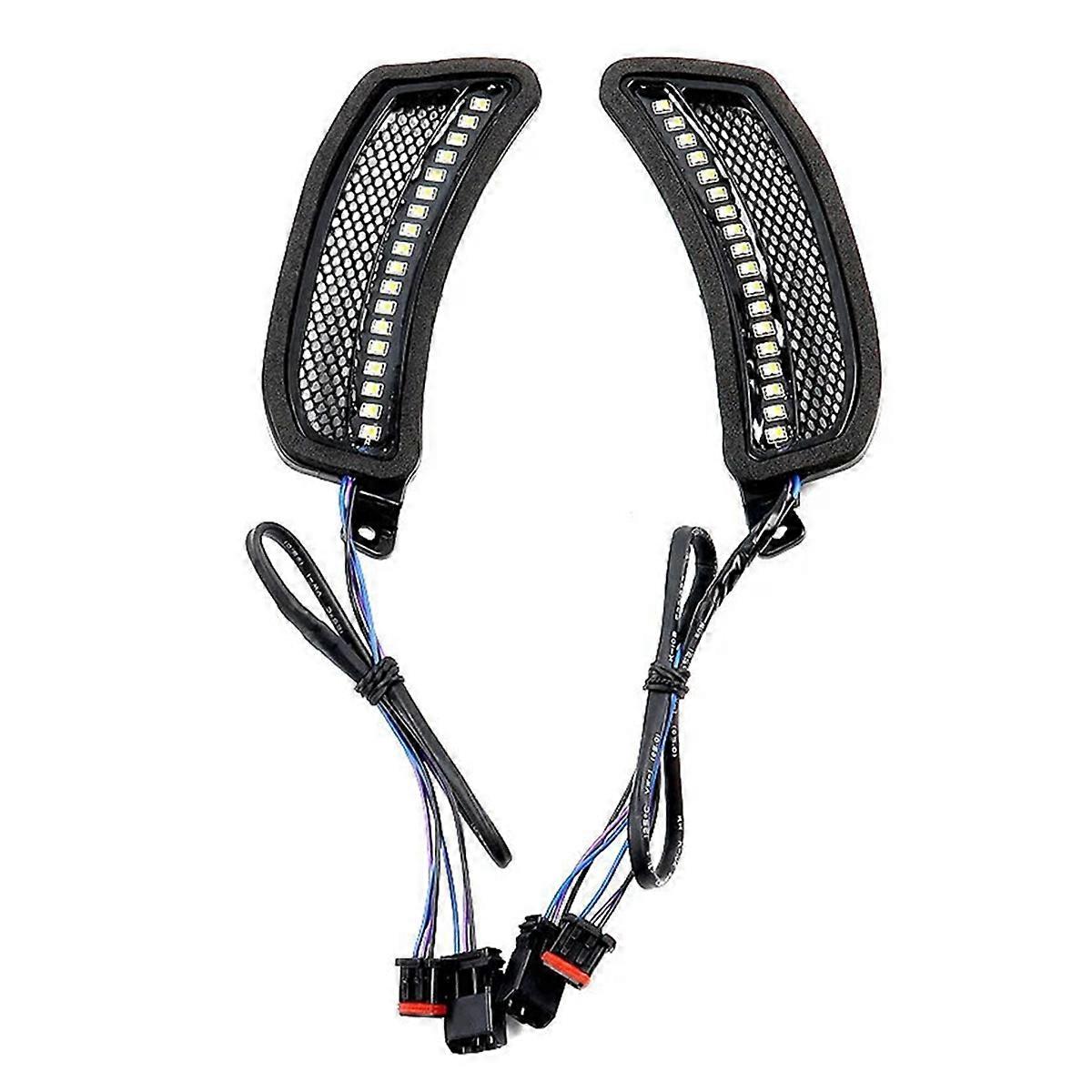 Motorcycle Accessory LED Fairing Vent Lights for Softail Low FXLRST Low ...