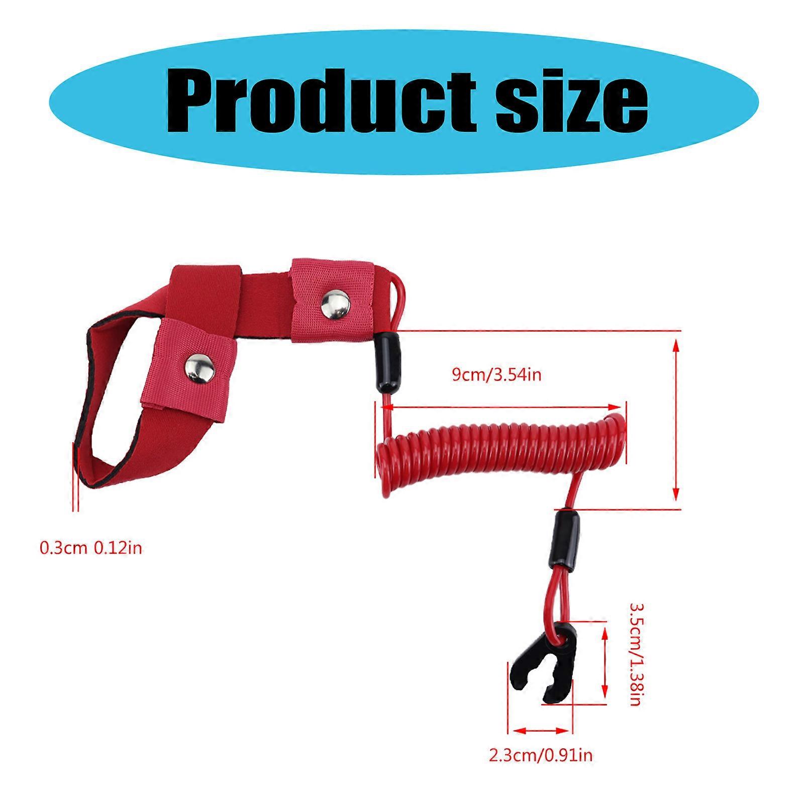 High Strength Boat Marine Outboard Engine Cord Tether Lanyard Flexible ...