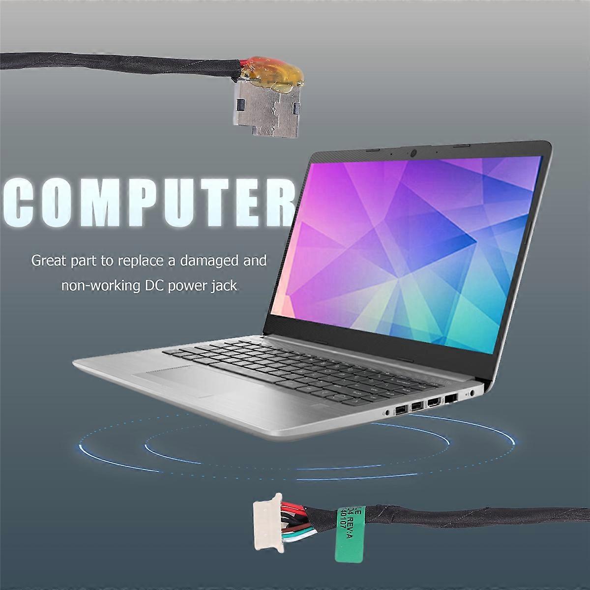 Laptop Power Jack Cable Socket for HP 240 246 250 255 G4 G5 799736-F57 ...