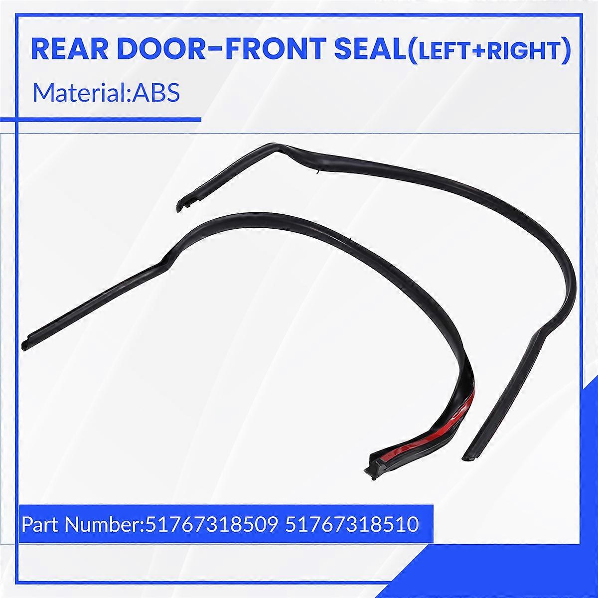For BMW X5 X5M F15 2014-2018 Car Rear Door-Front Seal Left & Right ...