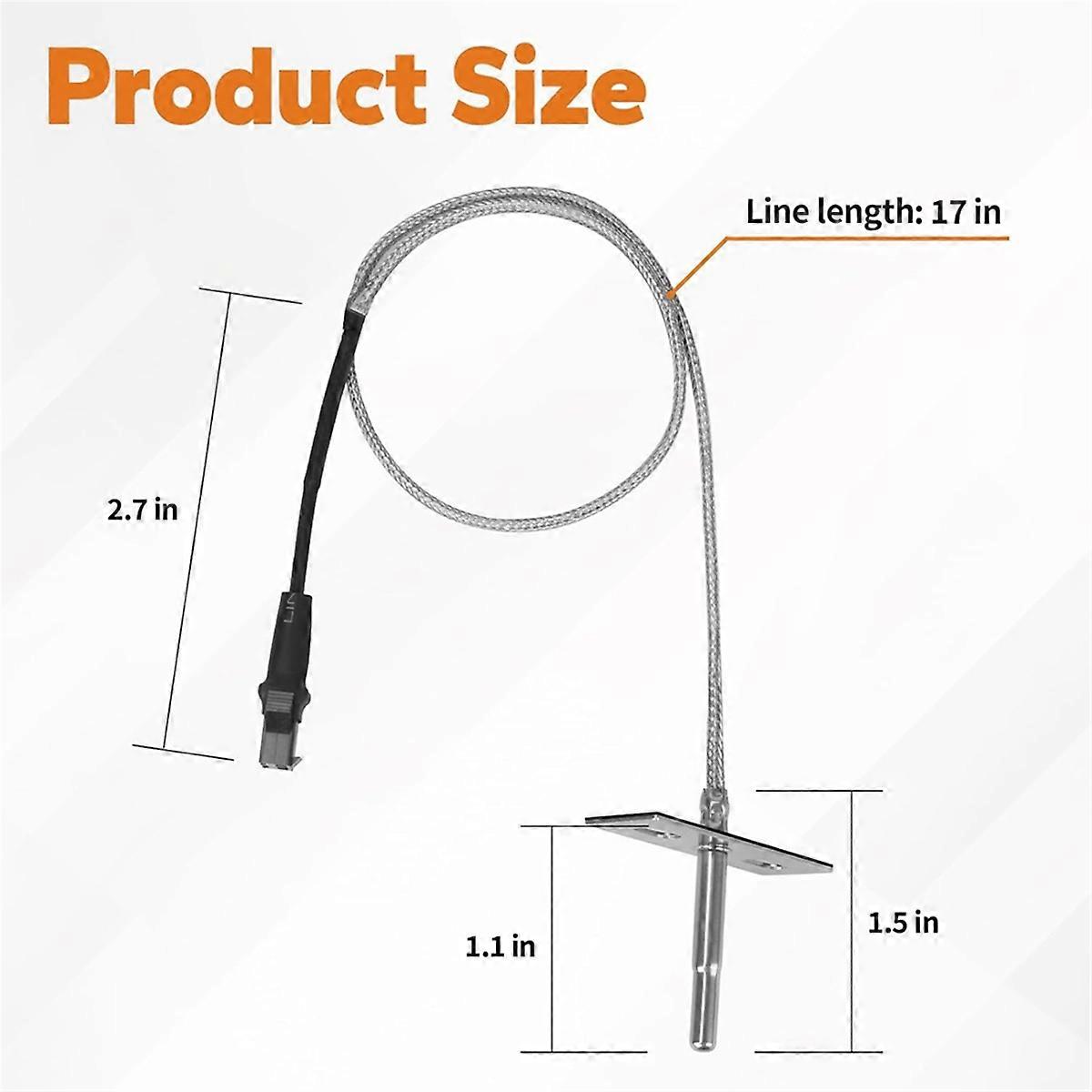 RTD Temperature Probe Sensor Replacement for Pit-Boss 3/5/7 Series, Pro ...