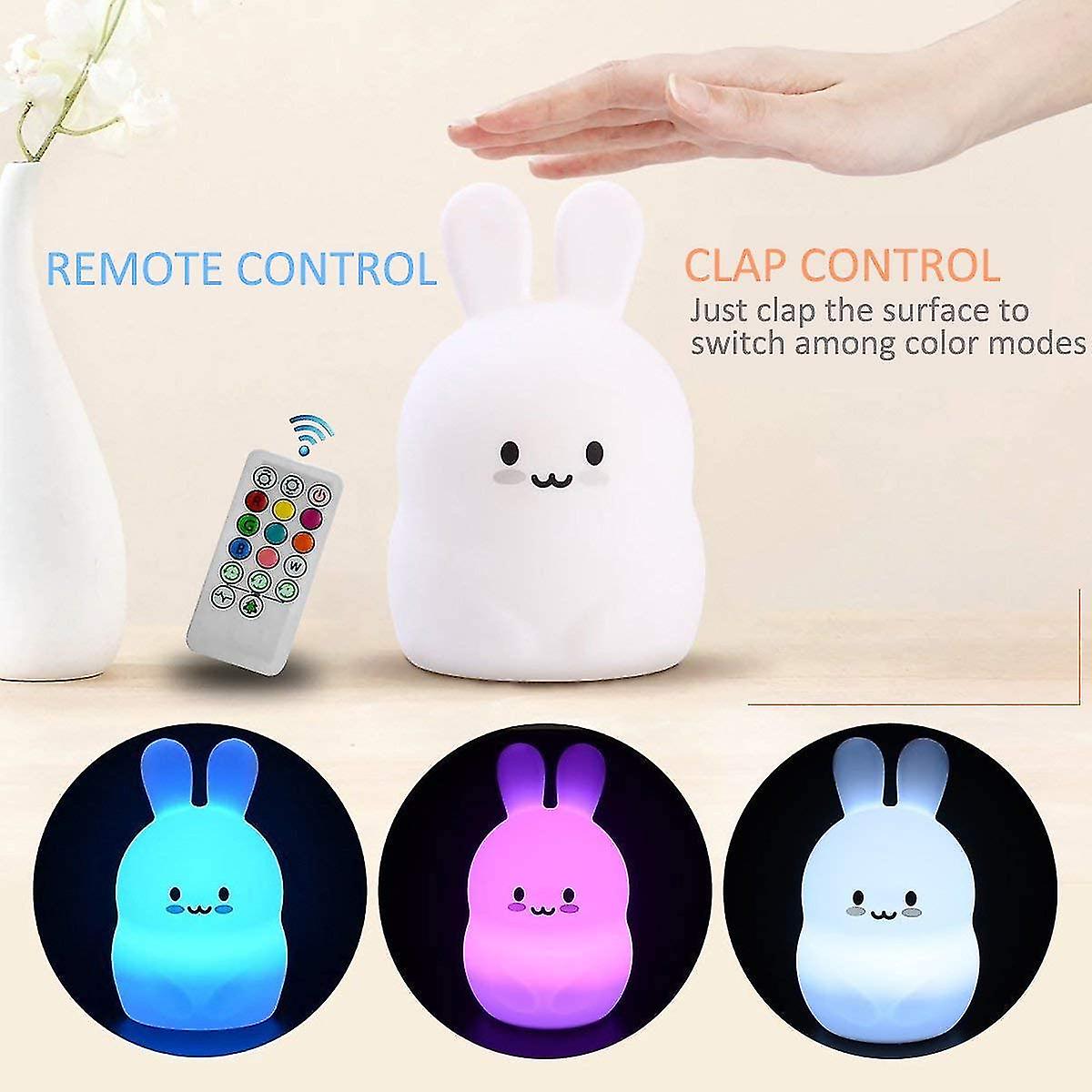 Rabbit Baby Night Led Light , Multi-color Lights - Adjustable ...
