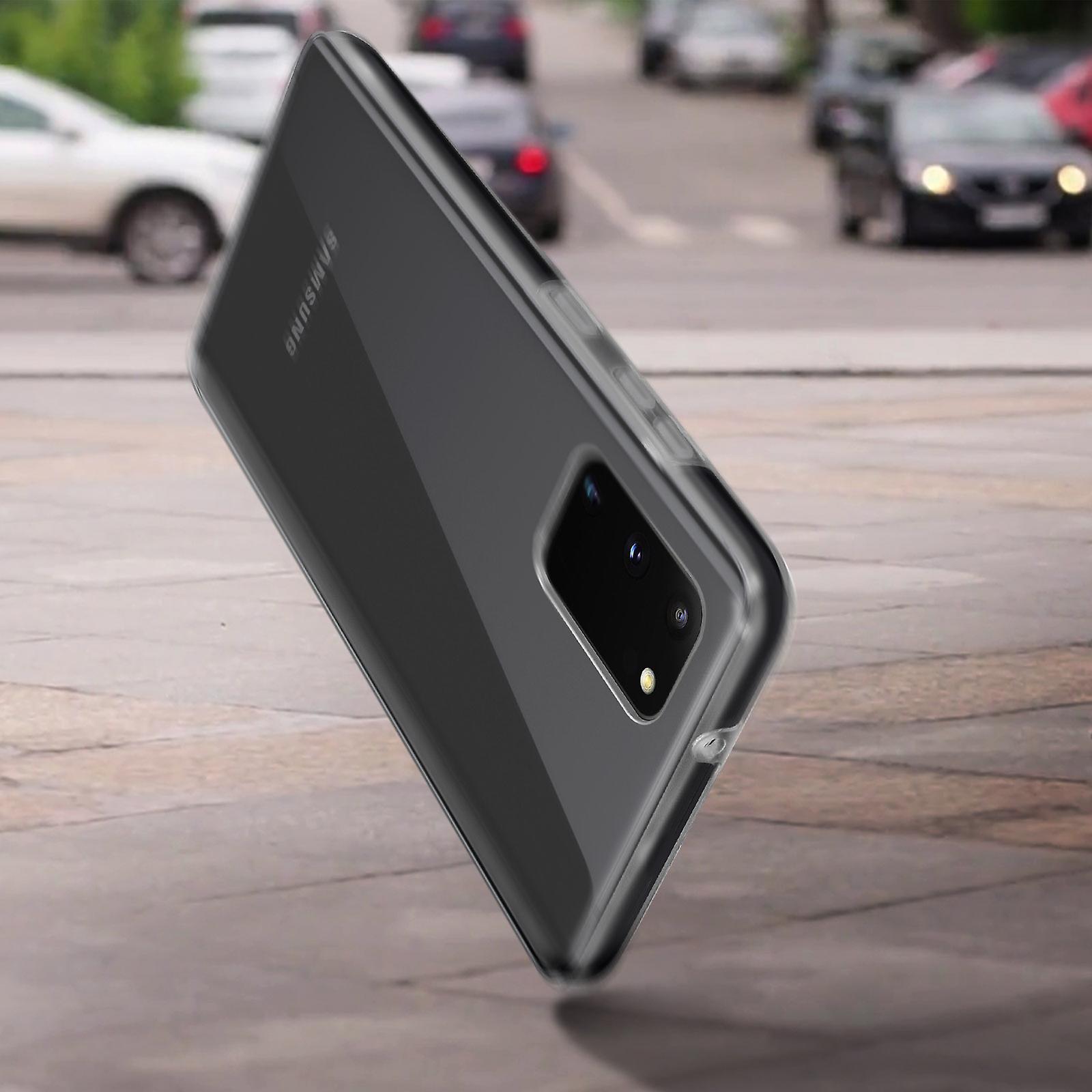 360 Case for Galaxy S20 Flexible Front & Rigid Back - Transparent ...