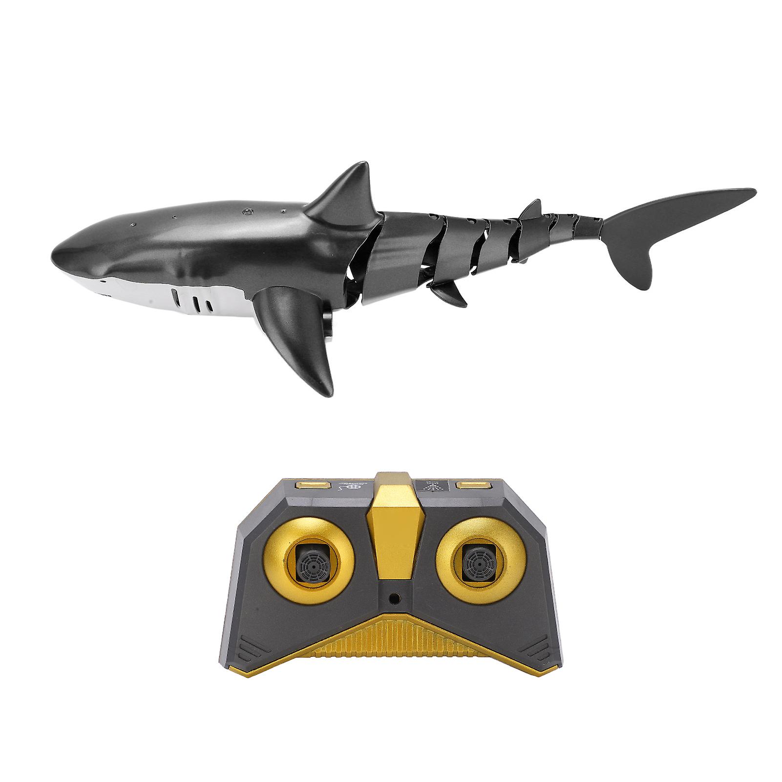 Electric Rc Boat 2.4g Remote Control Pool Shark Simulation Water Jet ...