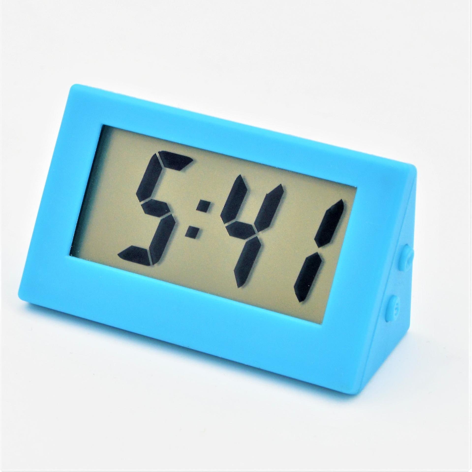 White Digital Clock, Small Clock, Mini, Usable As Car Clock Or Table ...