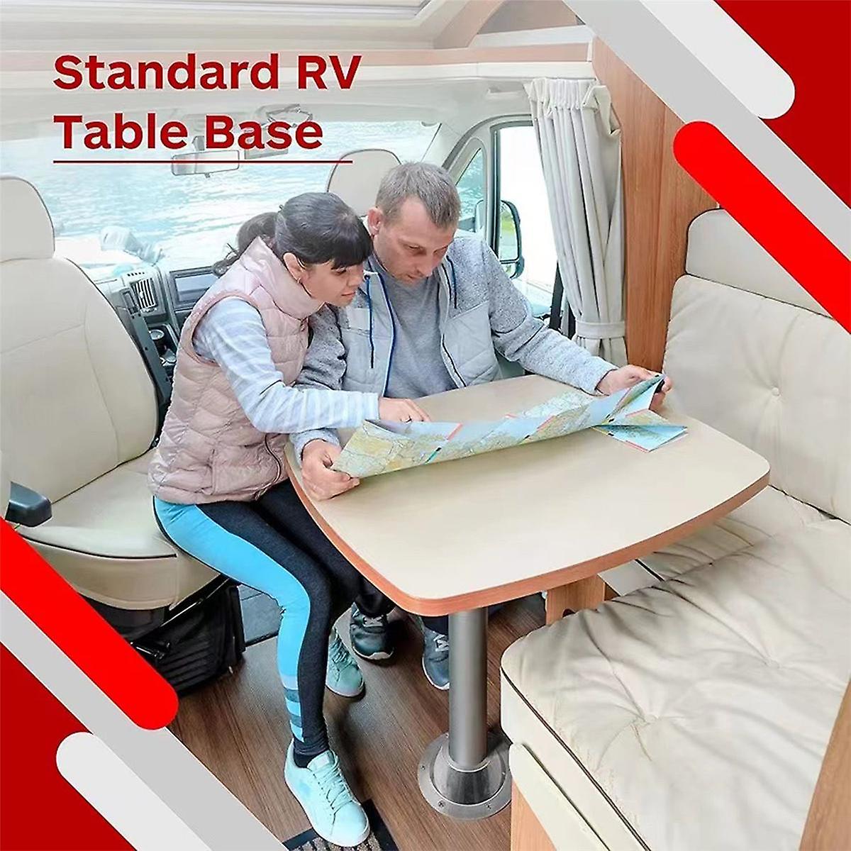 Rv Table Base Aluminum Pedestal Table And Floor Mounting Base With 6 ...