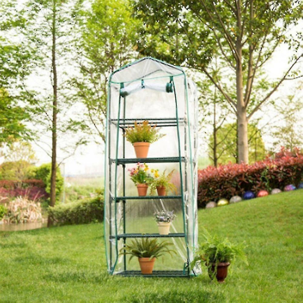 Greenhouse Plant Home Garden Veg Shelf Frame Cover Clear Pvc Cover ...
