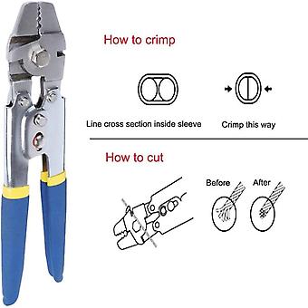 Wire Rope Crimper for Crimping Fishing Lines up to 2.2mm Crimping Tools ...