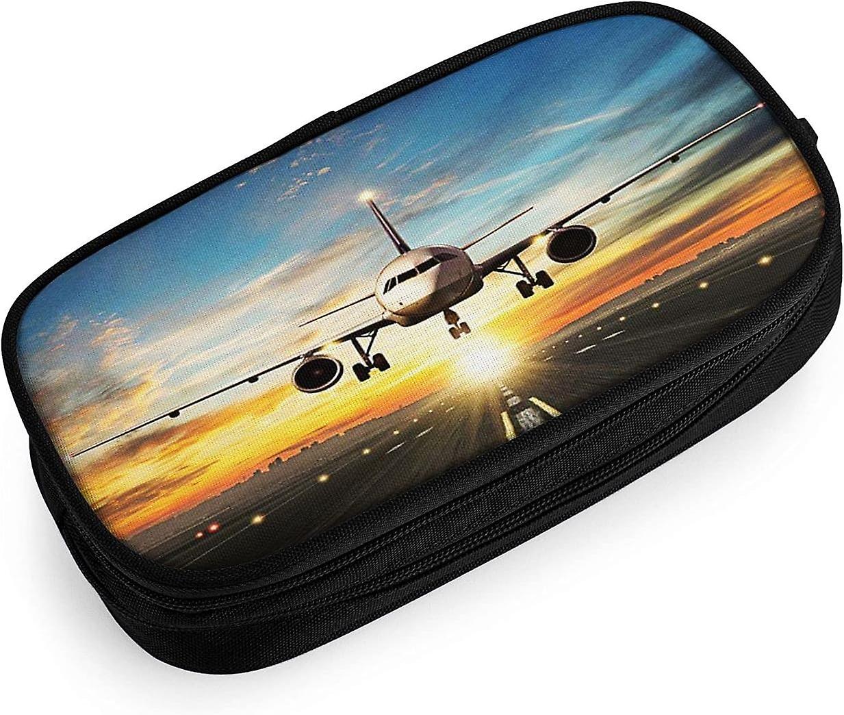 Pencil Case Flying Plane, Big Capacity Large Pouch Pen Holder School ...