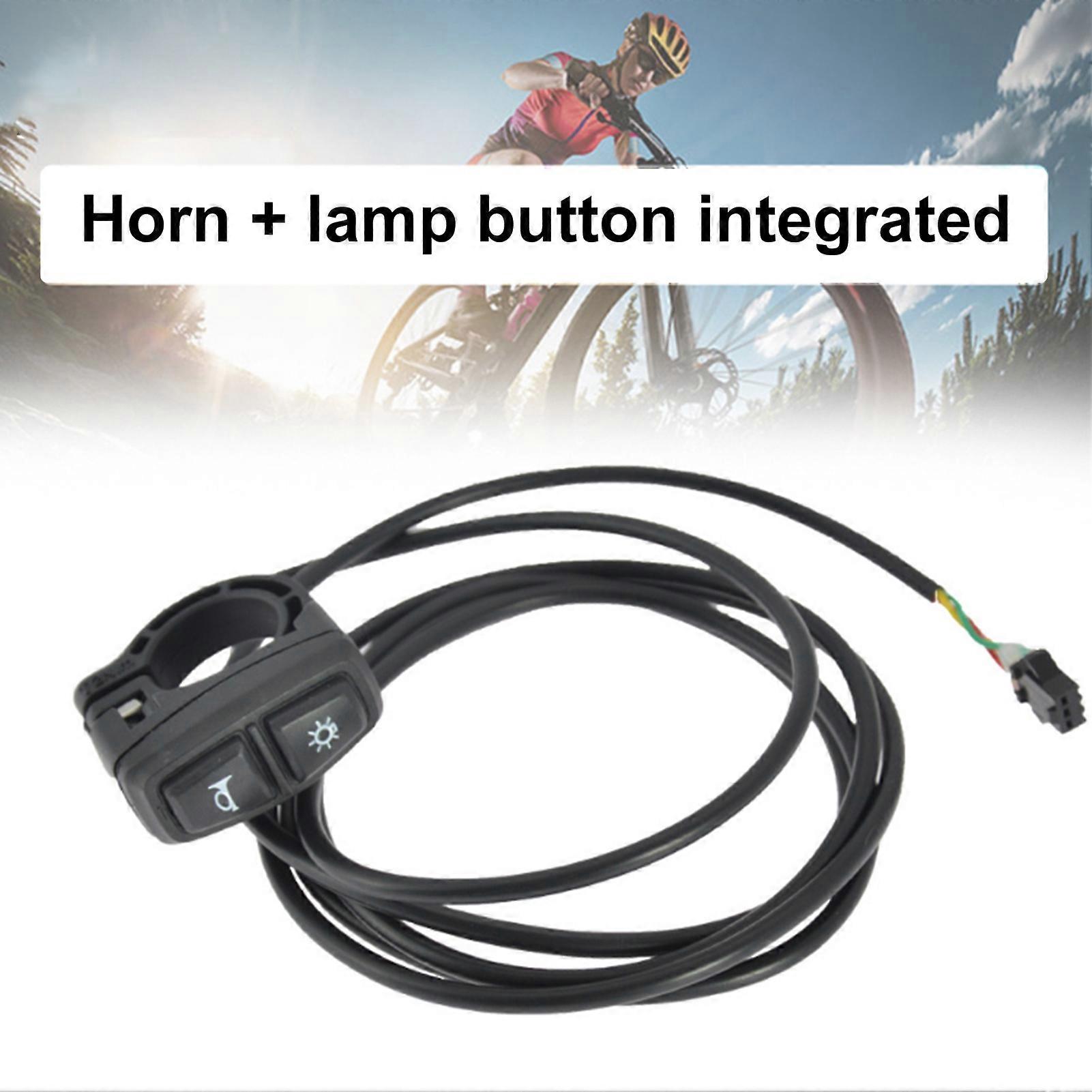 Kaesi Bicycle Switch Sensitive 2 in 1 Non-slip Black E-bike Horn ...