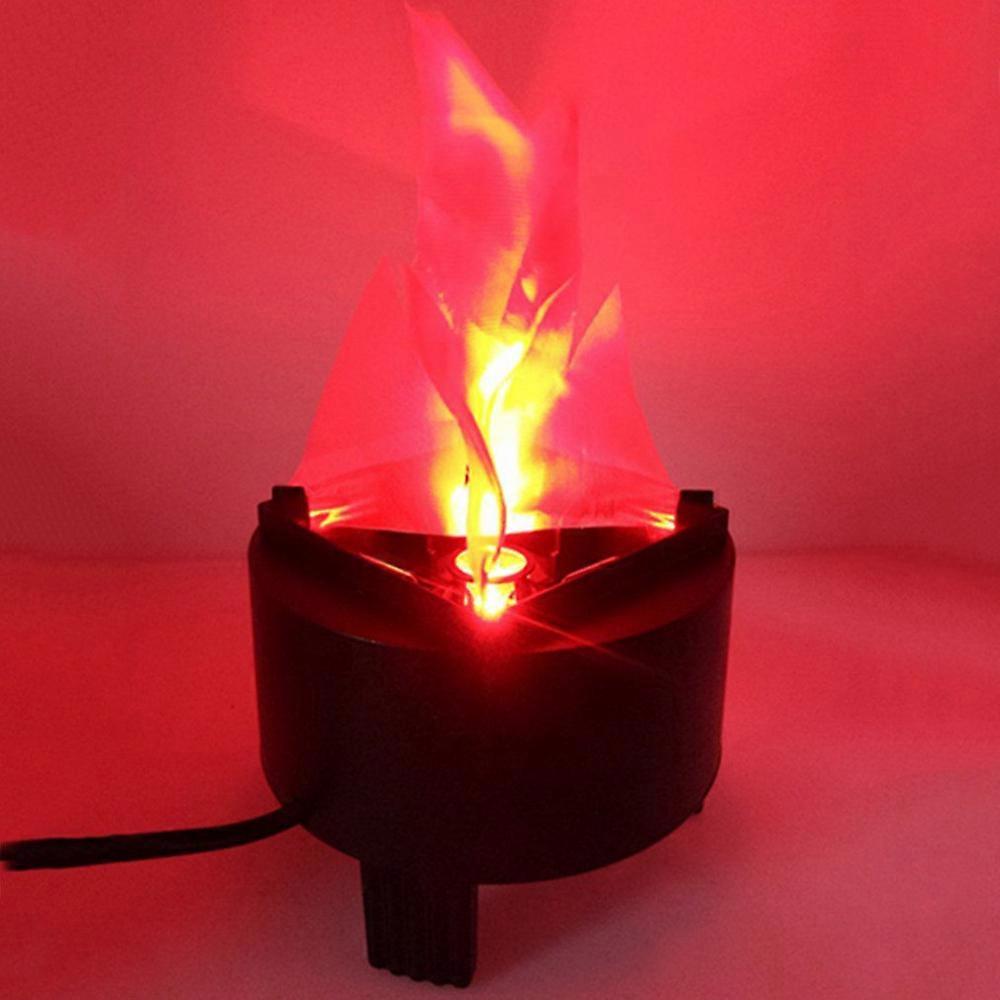 3D Realistic Flame Lamp Campfire Artificial Flickering Flame Table Lamp ...