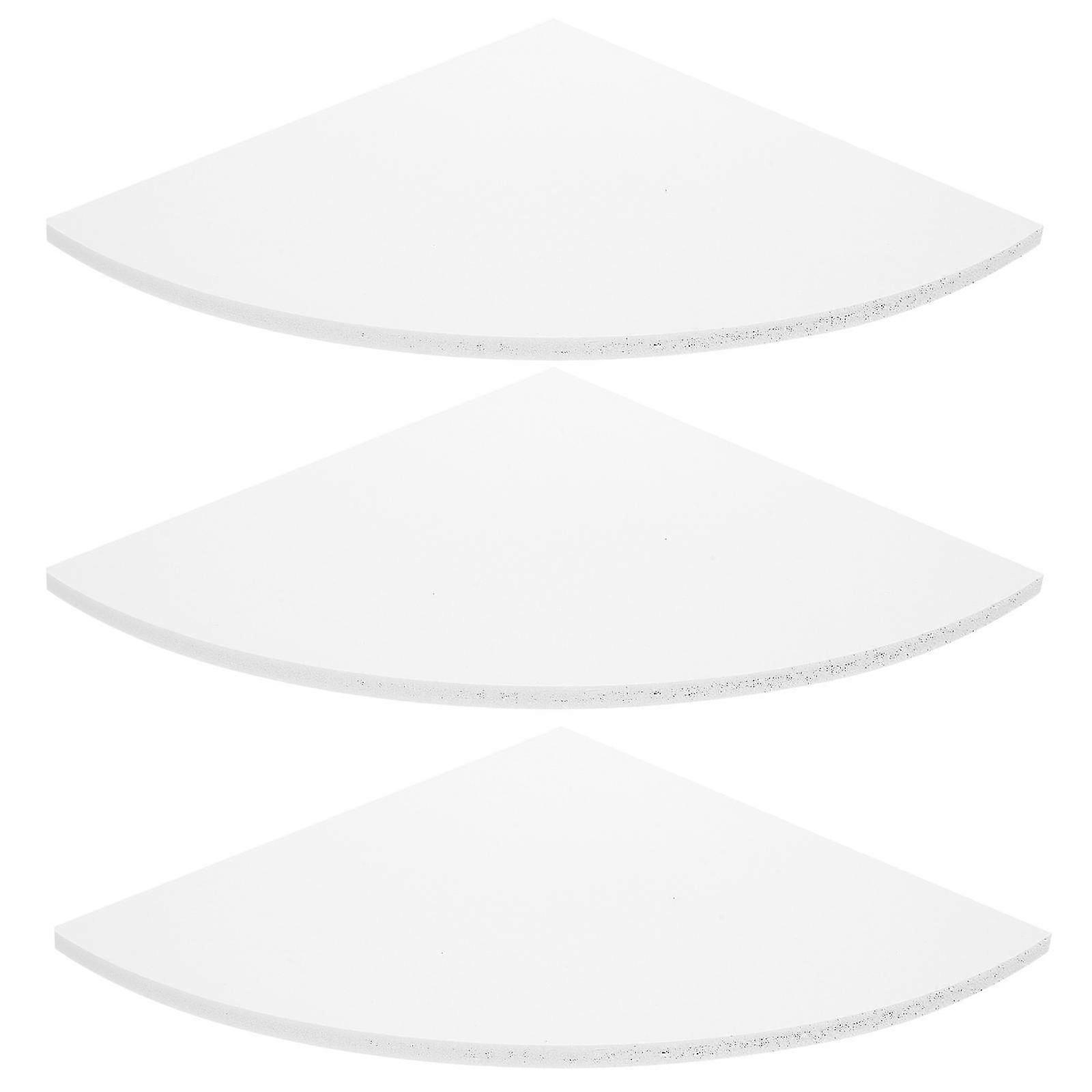 3 stk Hjørnehyller Hyller Soverom Hyller Veggoppbevaring Veggvisning ...