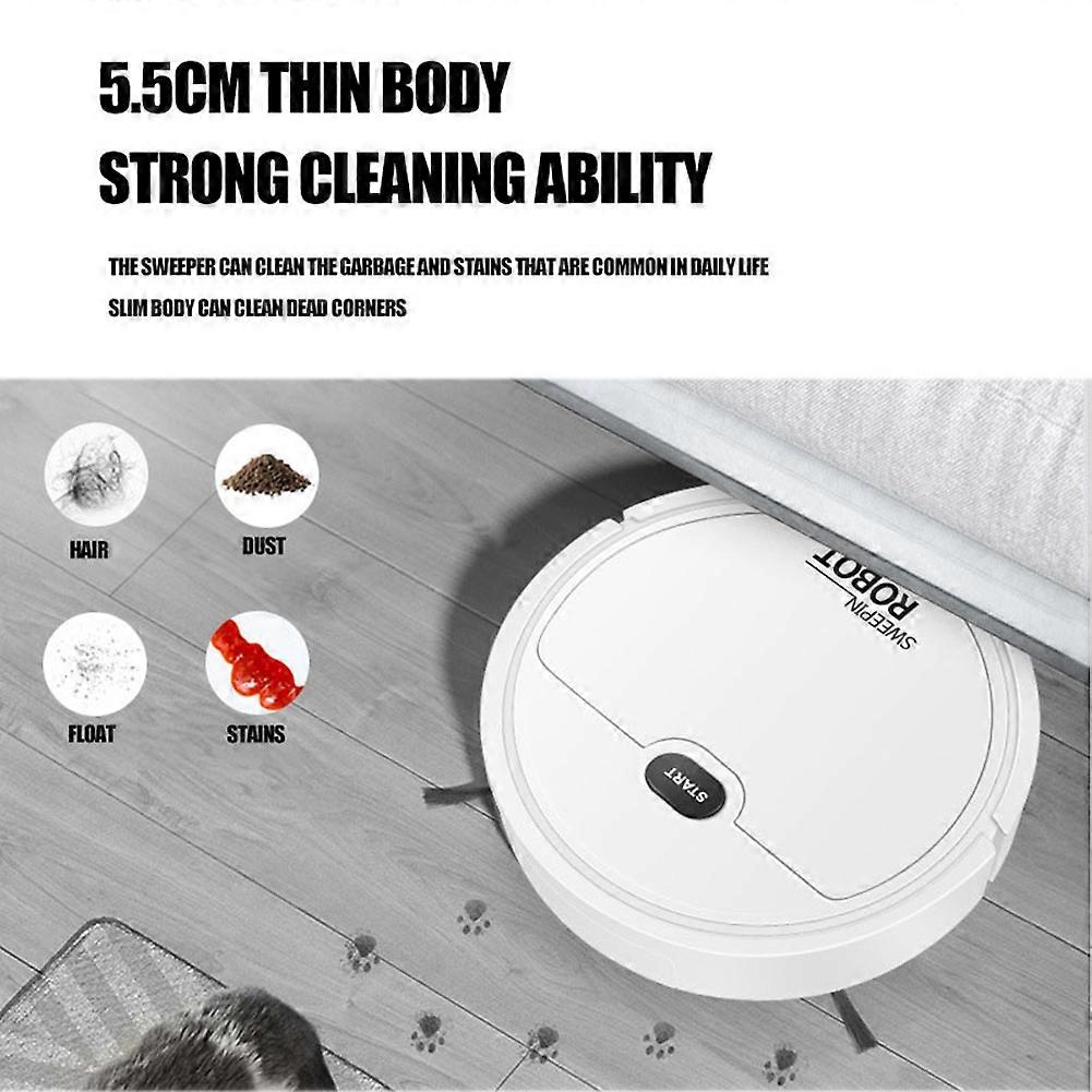 Automatic Robot Cleaner 3-in-1 Smart Wireless Sweeping Cleaning Robot ...