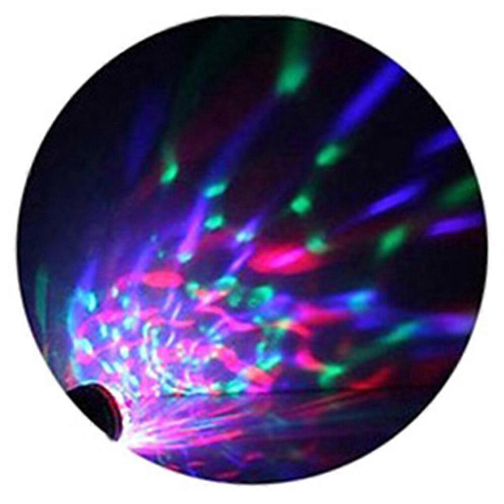 100% New Disco 3W E27 RGB Rotating Light LED Multicolor Strobe Bulb ...