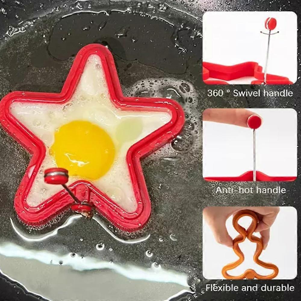 Silicone Christmas Pancake Mold Nonstick Heat Resistant Multi-function ...