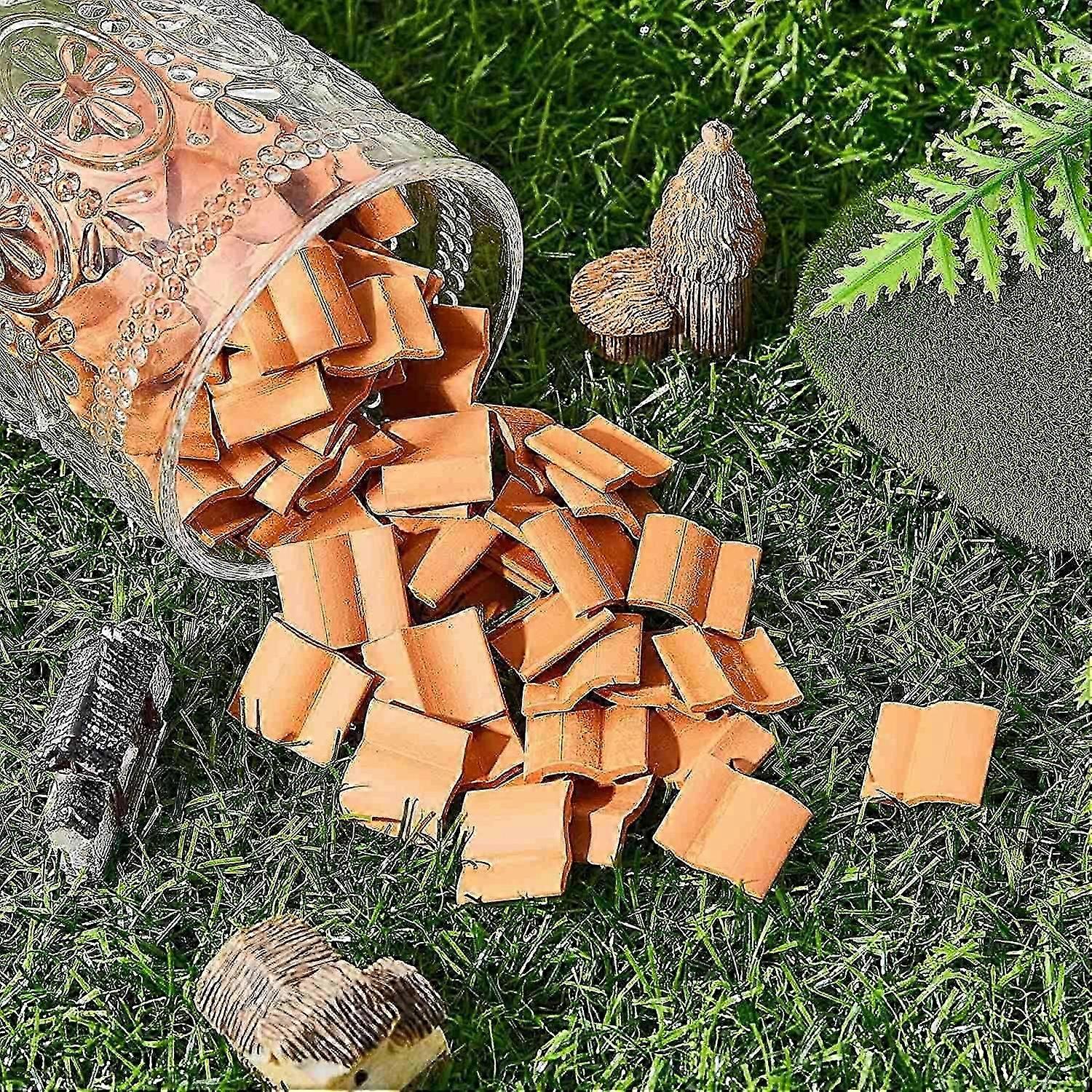 Roof Tiles Model Building Set Miniature Tiles Roof Tiles Shingles Fake ...