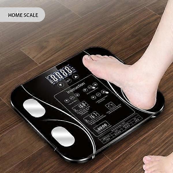 Smart Body Fat Scales, BMI Scale Touch Control Digital Bathroom ...